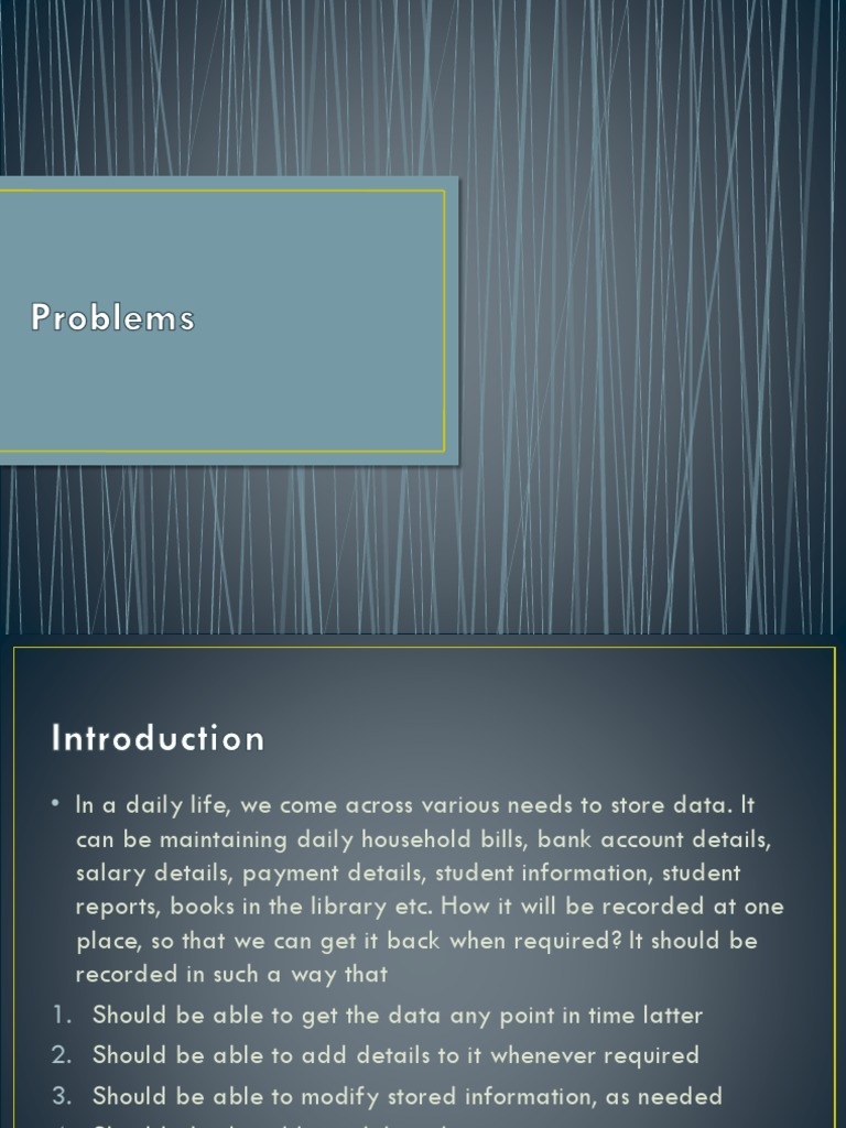 Problems With File System Data Processing | PDF | File System ...