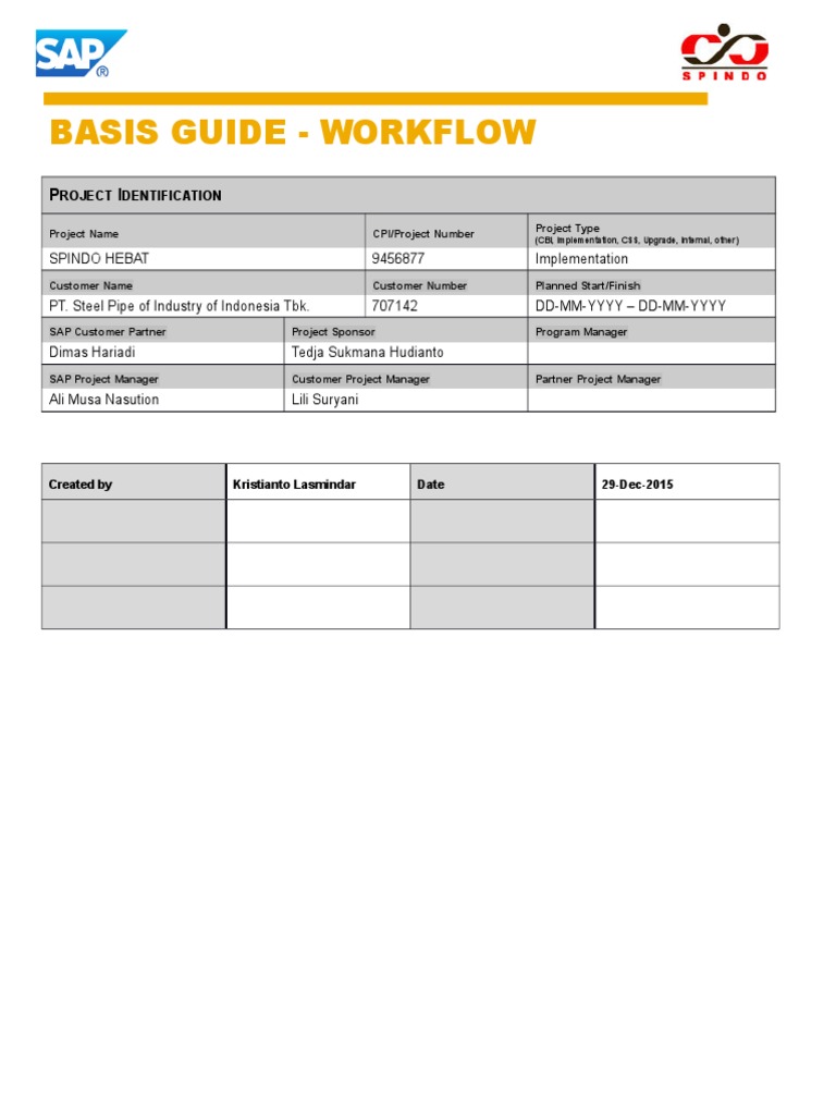 Basis Guide - Workflow | PDF