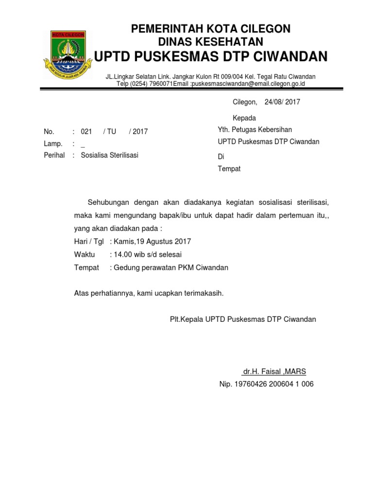 Surat Undangan | PDF