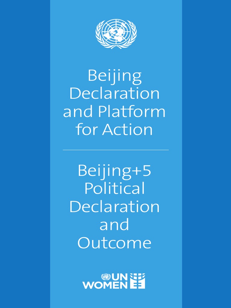 The Beijing Declaration PDF | PDF | Gender Equality | Gender Studies