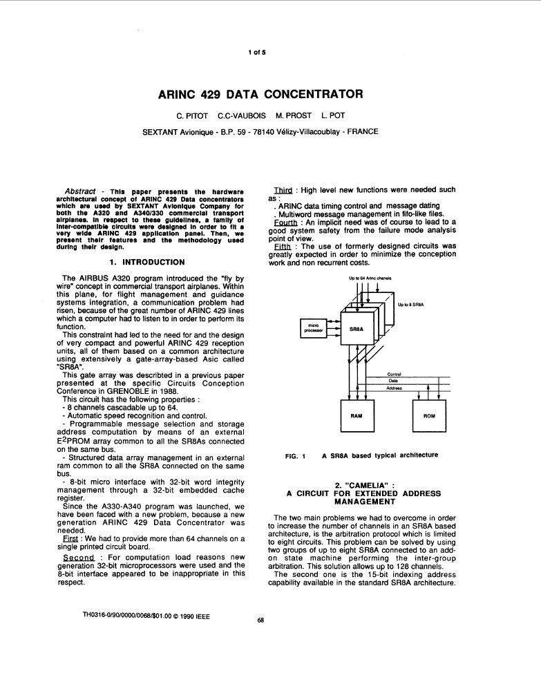 Arinc Data or | PDF | Central Processing Unit | Array Data Structure