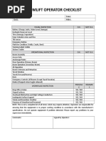 00 Winch Inspection Check List | PDF