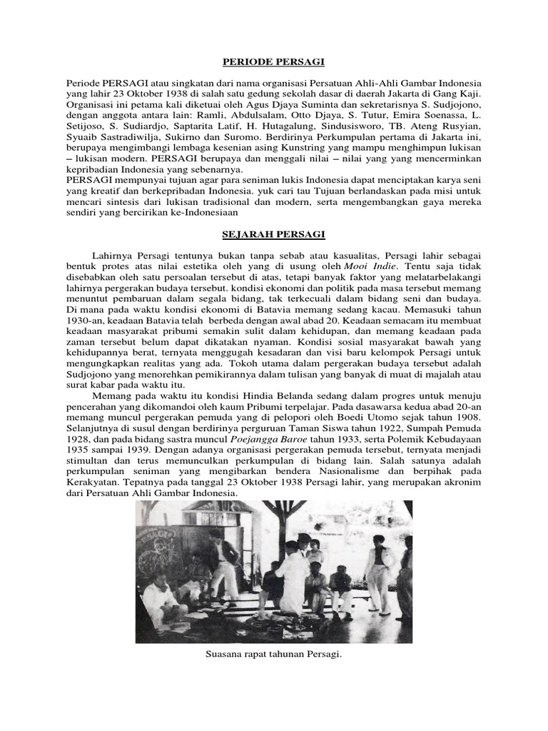 Periode Persagi | PDF