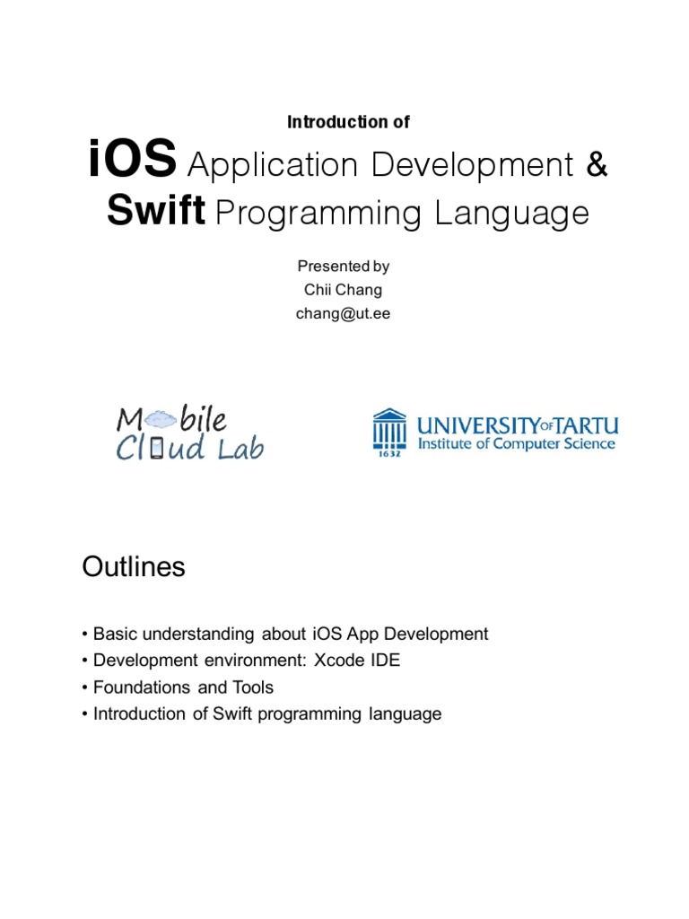 L5 iOS | PDF | Swift (Programming Language) | Ios