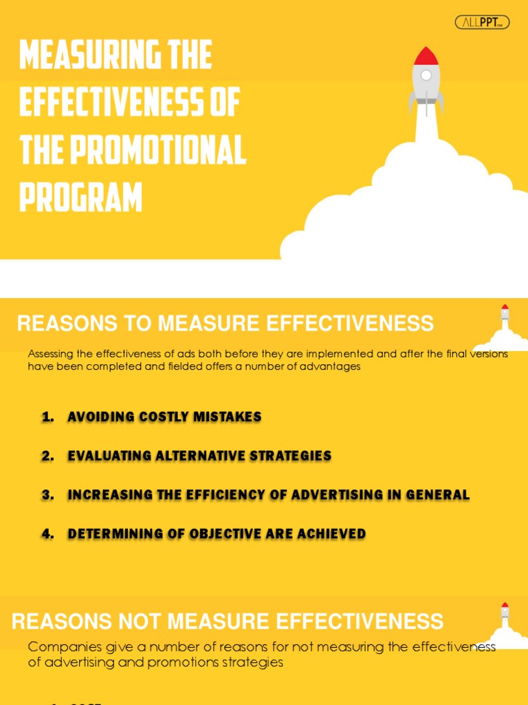 Measuring Effectiveness of The Promotional Program | PDF | Advertising ...