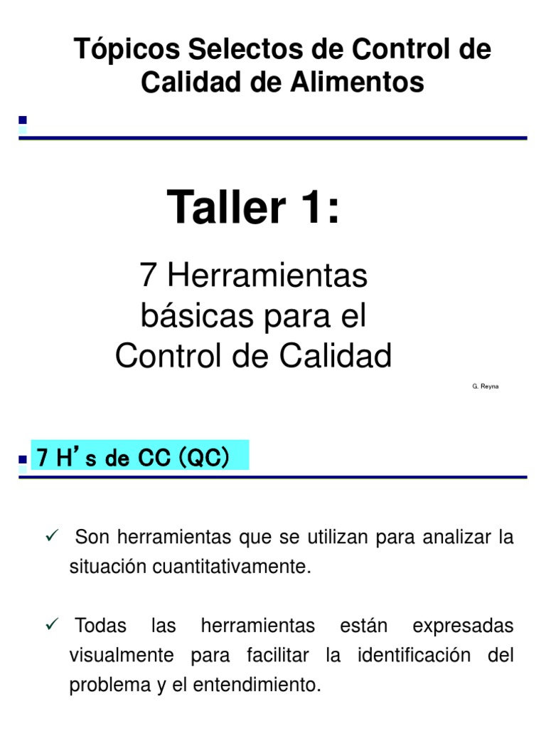7 Herramientas Básicas de Calidad | PDF | Histograma | Gráfico de ...