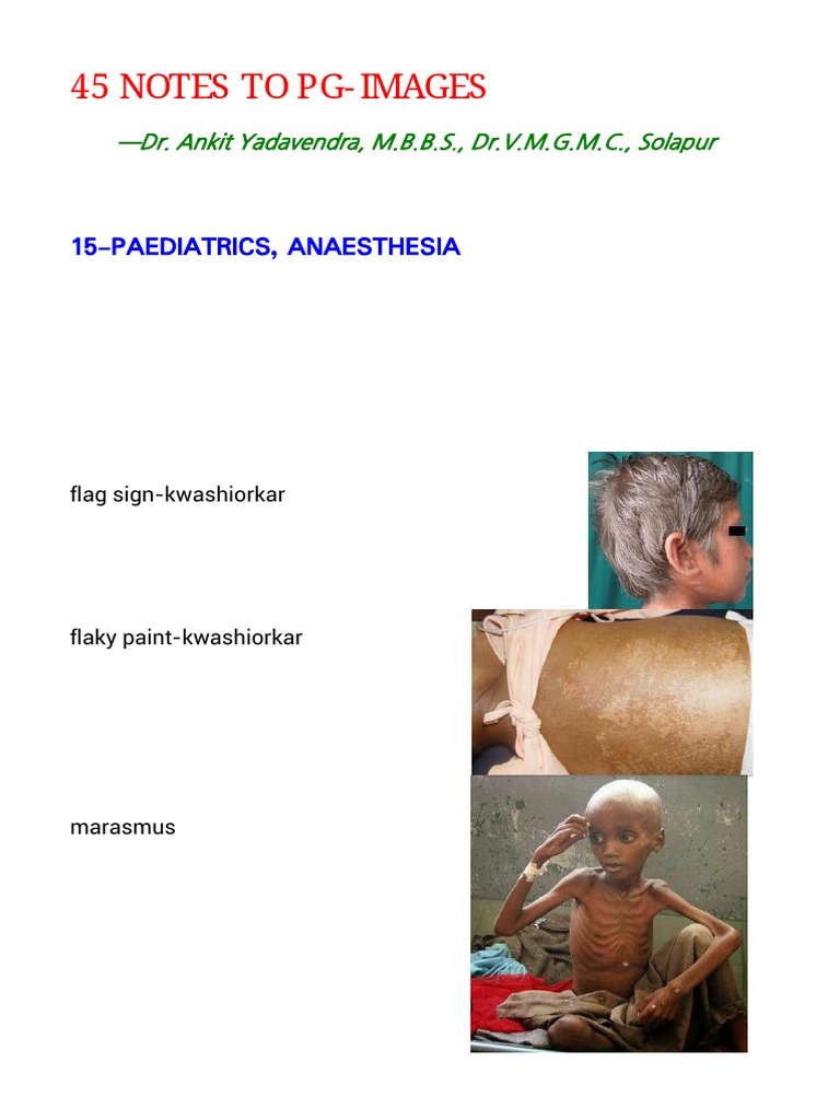 15-Paediatrics, Anaesthesia-Images-45 Notes To Pg. | PDF