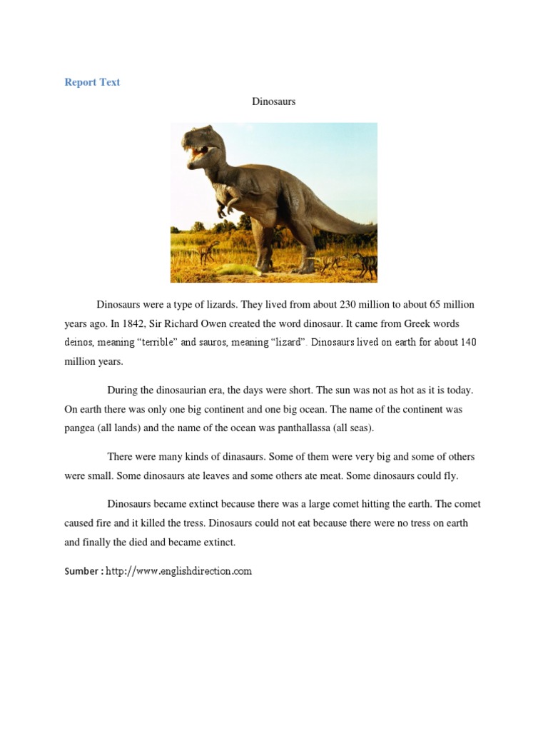 Dinosaurs | PDF