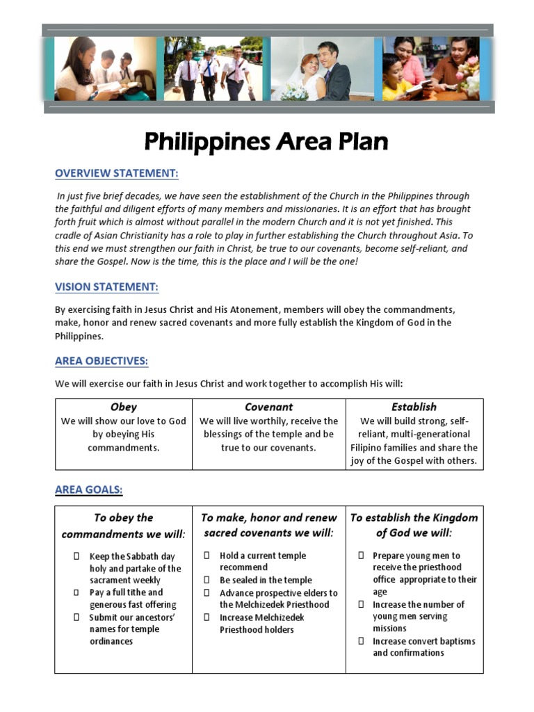 Philippines Area Plan - 16dec2015 | PDF | Religious Conversion ...
