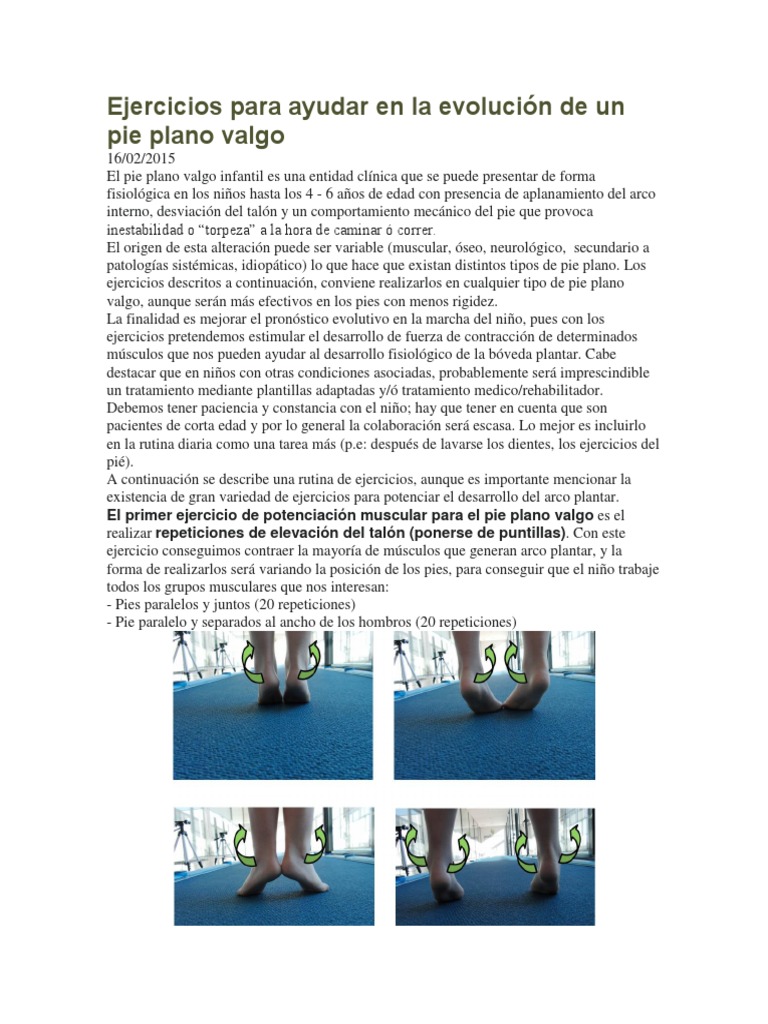 Pie Plano Valgo | PDF | Pie | Músculo