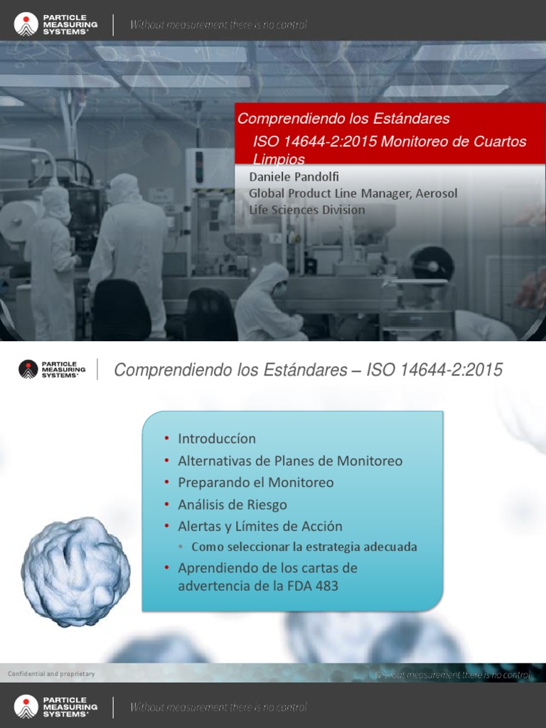 Monitoreo en Cuartos Limpios: ISO 14644-2 | PDF | Organización ...