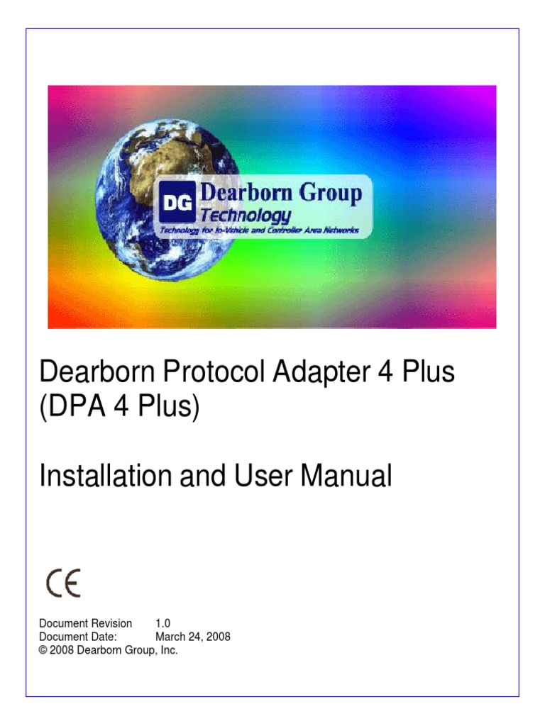 Dearborn Protocol Adapter 4 Plus | PDF | Microsoft Windows | Usb