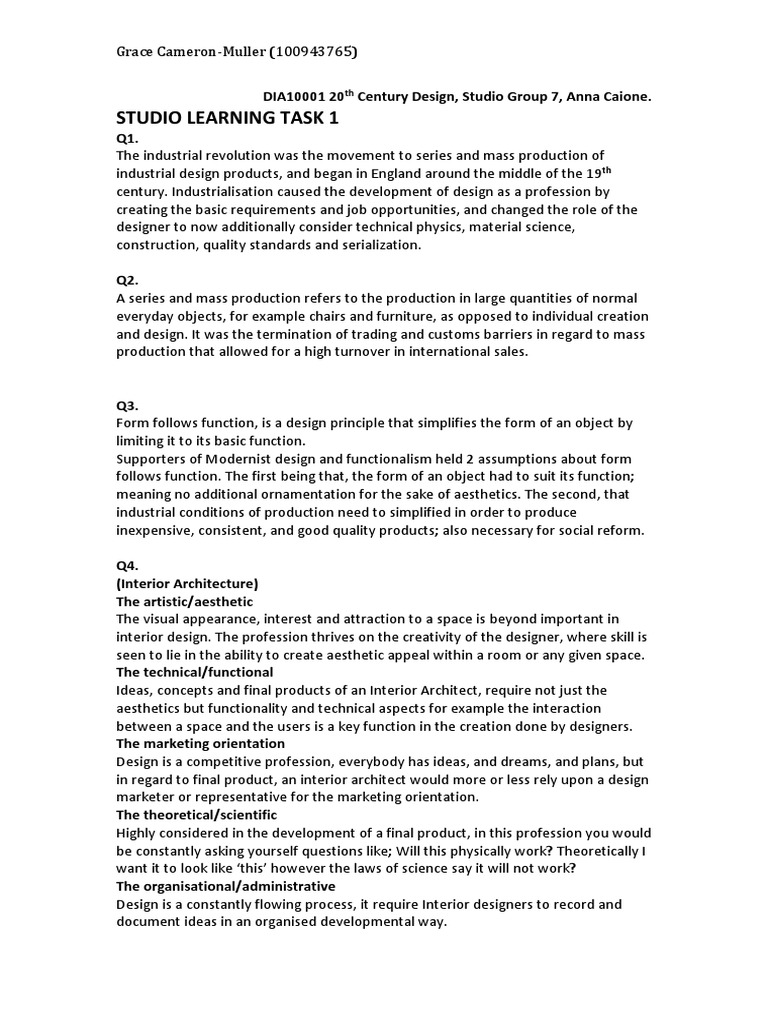 20th Century Design Principles Explained | PDF | Design | Aesthetics