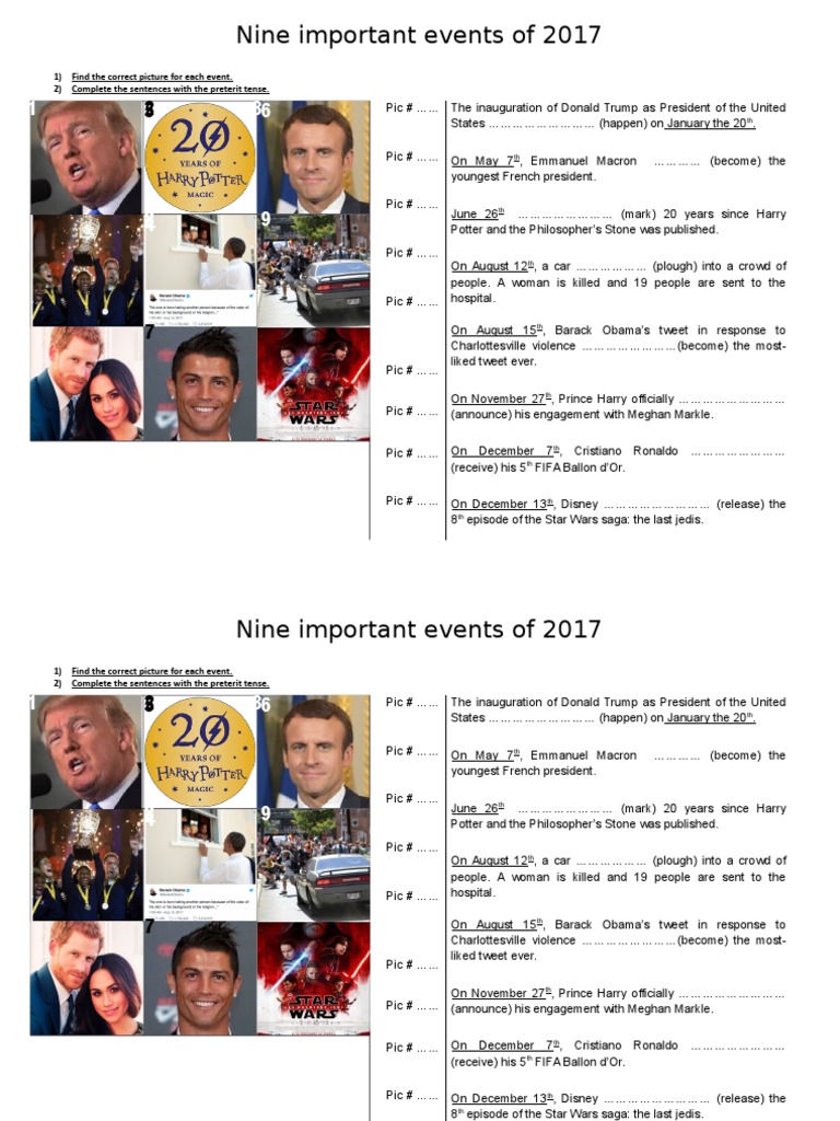 Nine Important Events of 2017 | PDF | Donald Trump | American Government