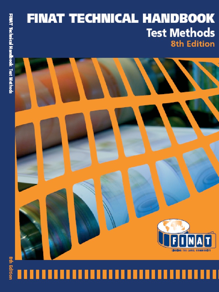 Finat Test Methods 8th Edition | Adhesive | Ultraviolet