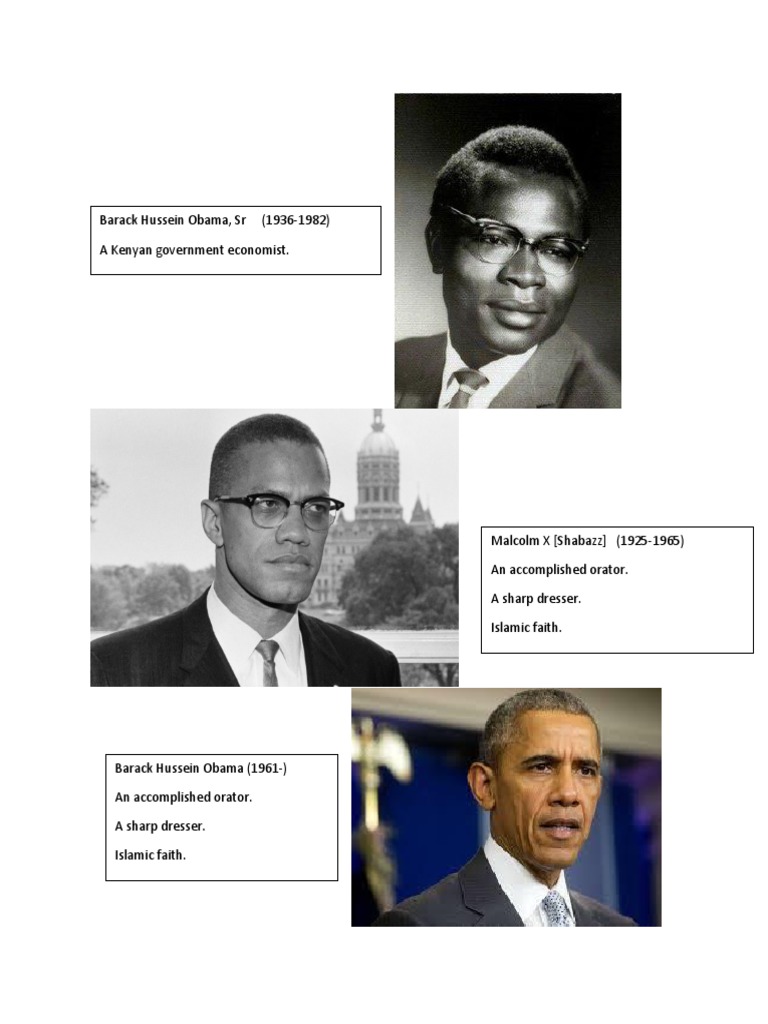 Barack Hussein Obama, Sr (1936-1982) A Kenyan government economist