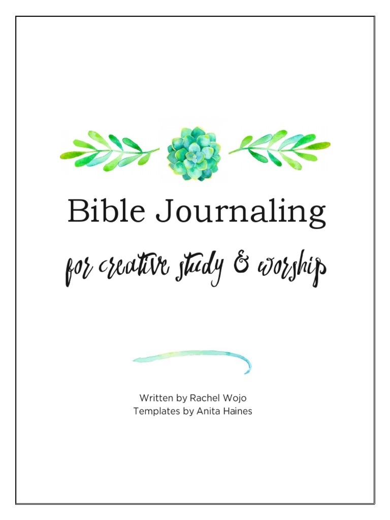 Bible Journal Workbook | PDF