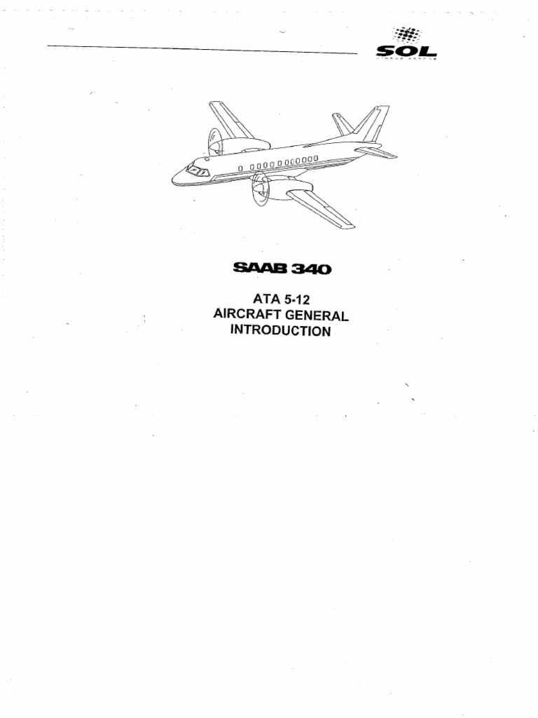 Saab 340 Ata 5-12 Aircraft General Introduction | PDF