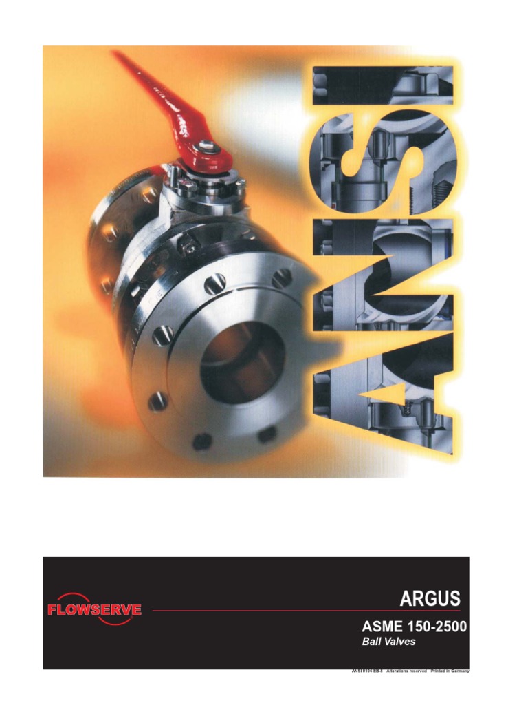 Argus General Brochure V8 | PDF | Wear | Valve