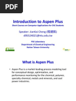Aspen Plus Basics for Separation Processes | PDF | Simulation | Sensitivity Analysis