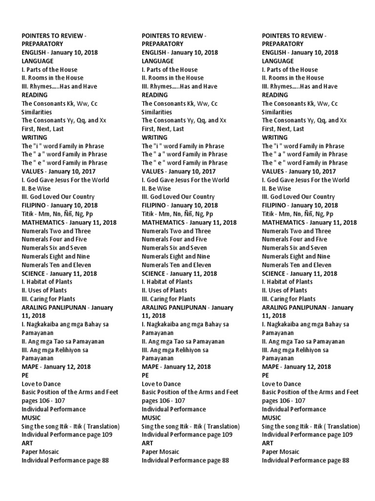 Pointers To Review | PDF | Linguistics