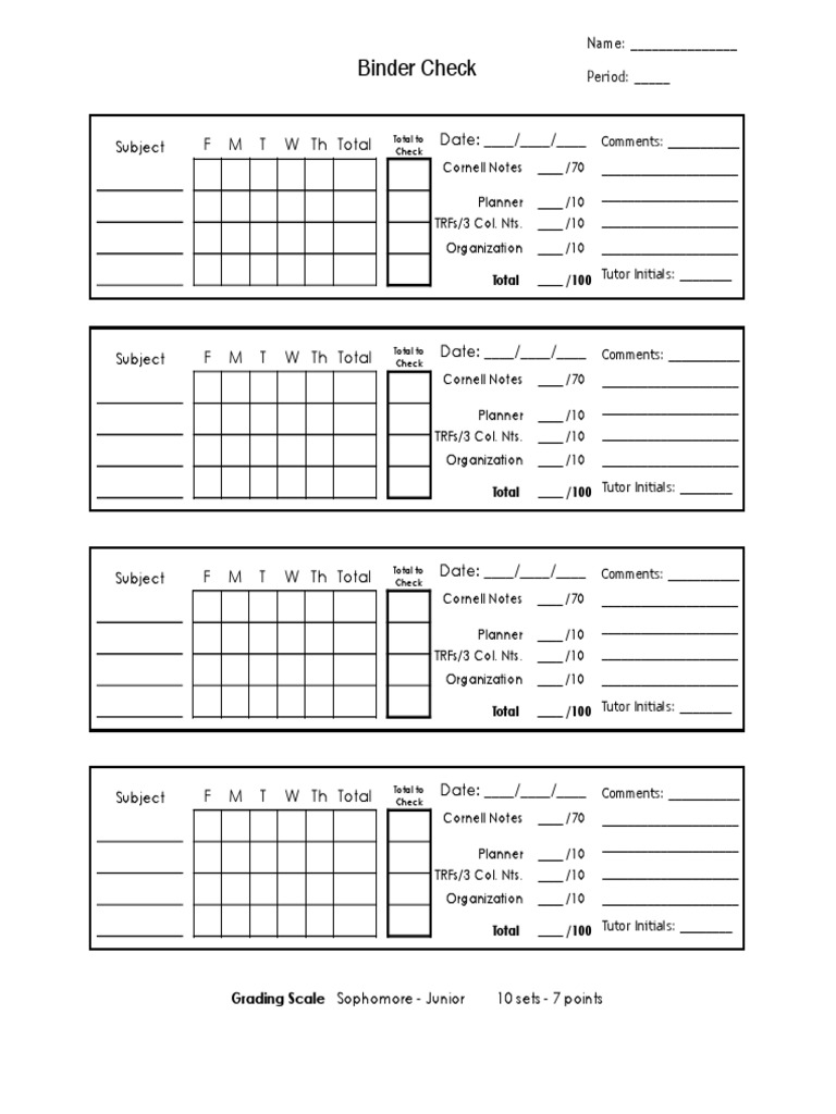 Binder Check Lhs 2016 | PDF