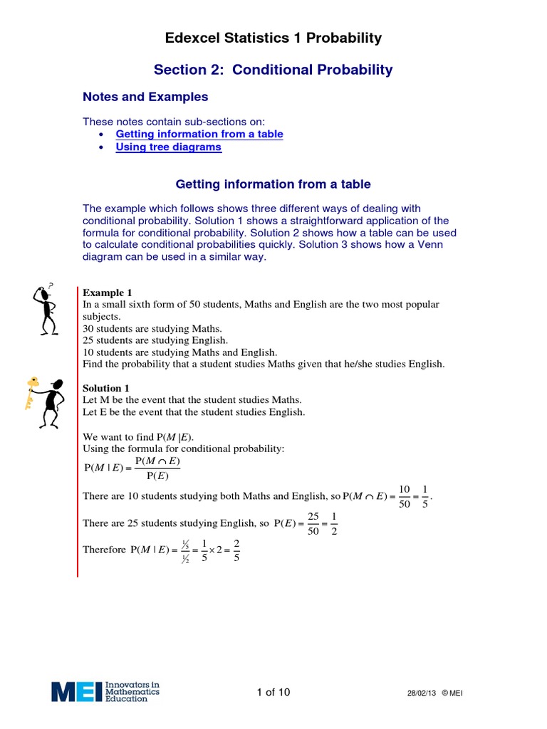 Section 2: Conditional Probability | Download Free PDF | Probability | Applied Mathematics