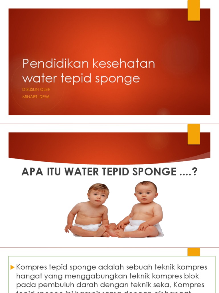 Pendidikan Kesehatan Water Tepid Sponge | PDF | Kesehatan Holistik