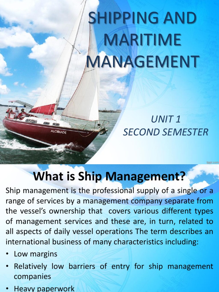 Shipping and Maritime Management: Unit 1 Second Semester | PDF | Cargo ...