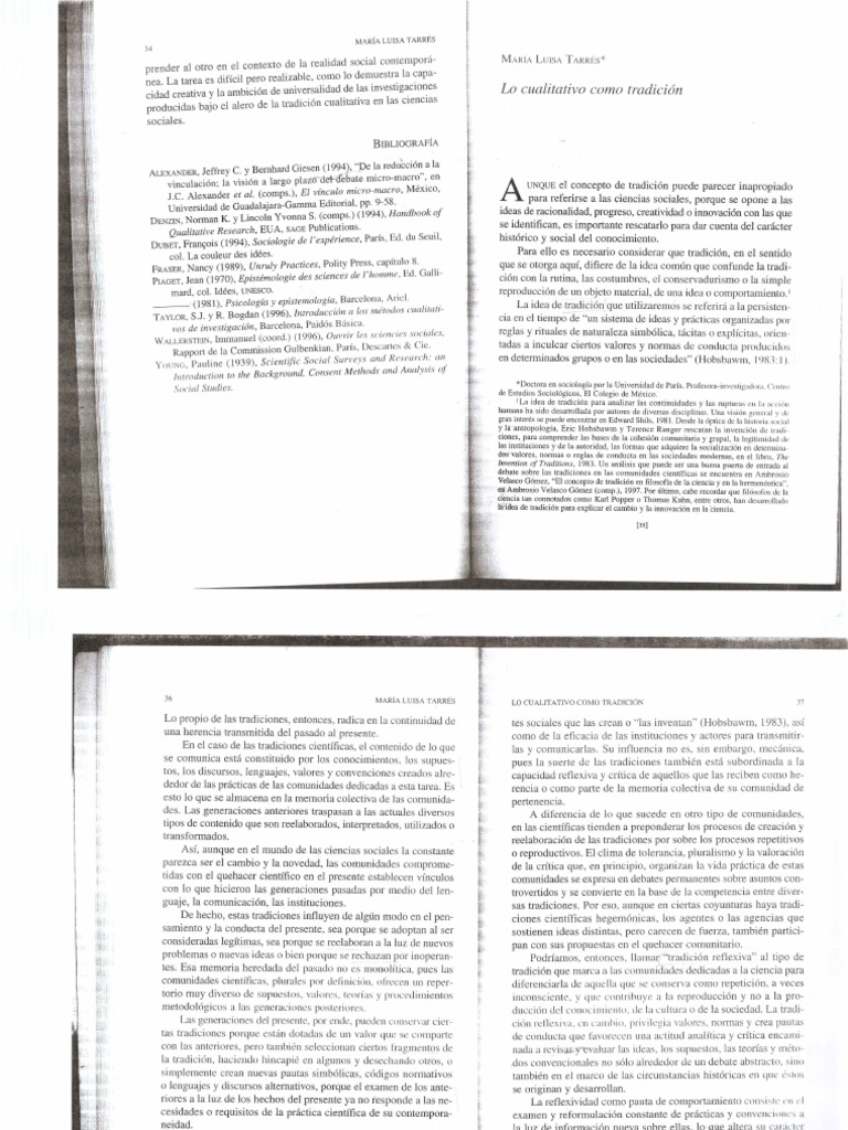 Lo Cualitativo Como Tradición | PDF | Investigación social | Investigación Lo Cualitativo Como Tradición | PDF | Investigación social | Investigación
