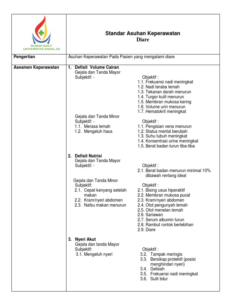 SAK Diare | PDF