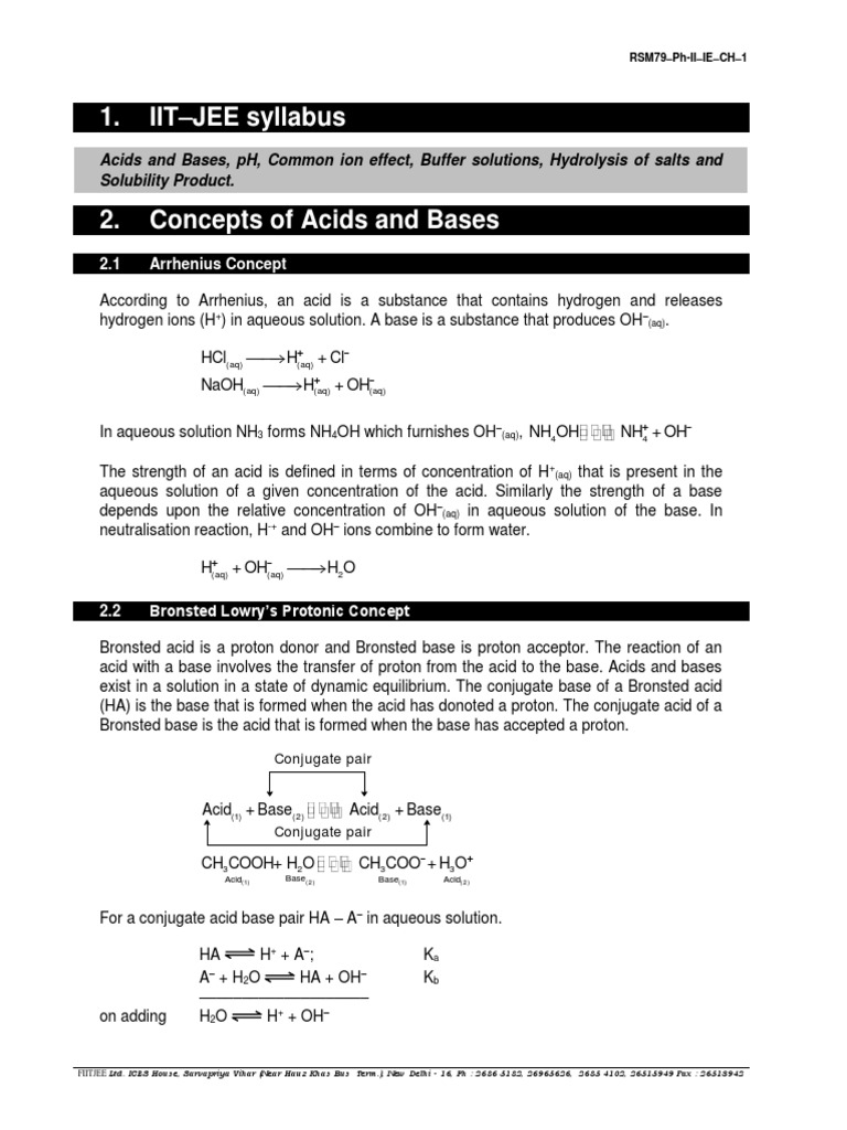 Ionic Equilibrium Final | PDF | Buffer Solution | Acid