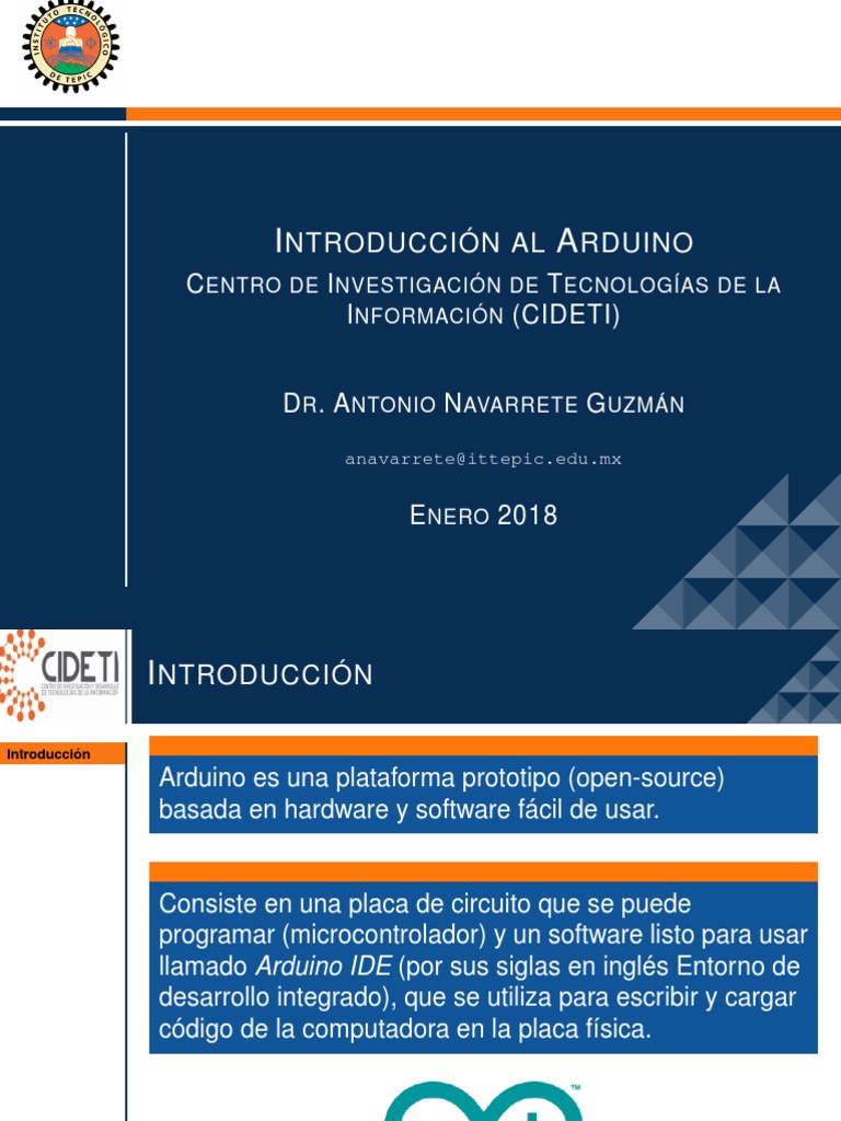 Curso Arduino Pdf Arduino Microcontrolador 