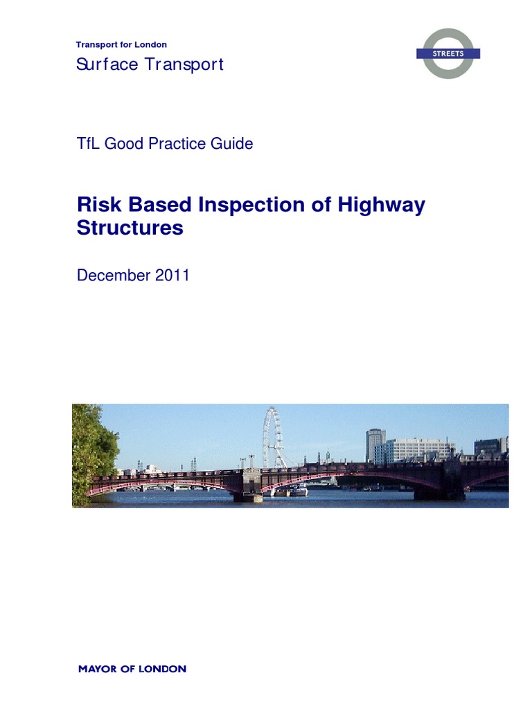 Risk Based Inspections For Highway Structures | PDF | Risk | Risk ...
