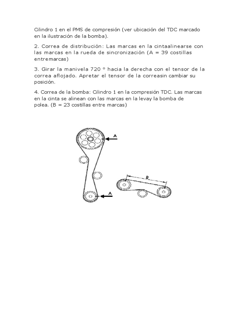 Sincronización Motor Nissan CD17 | PDF
