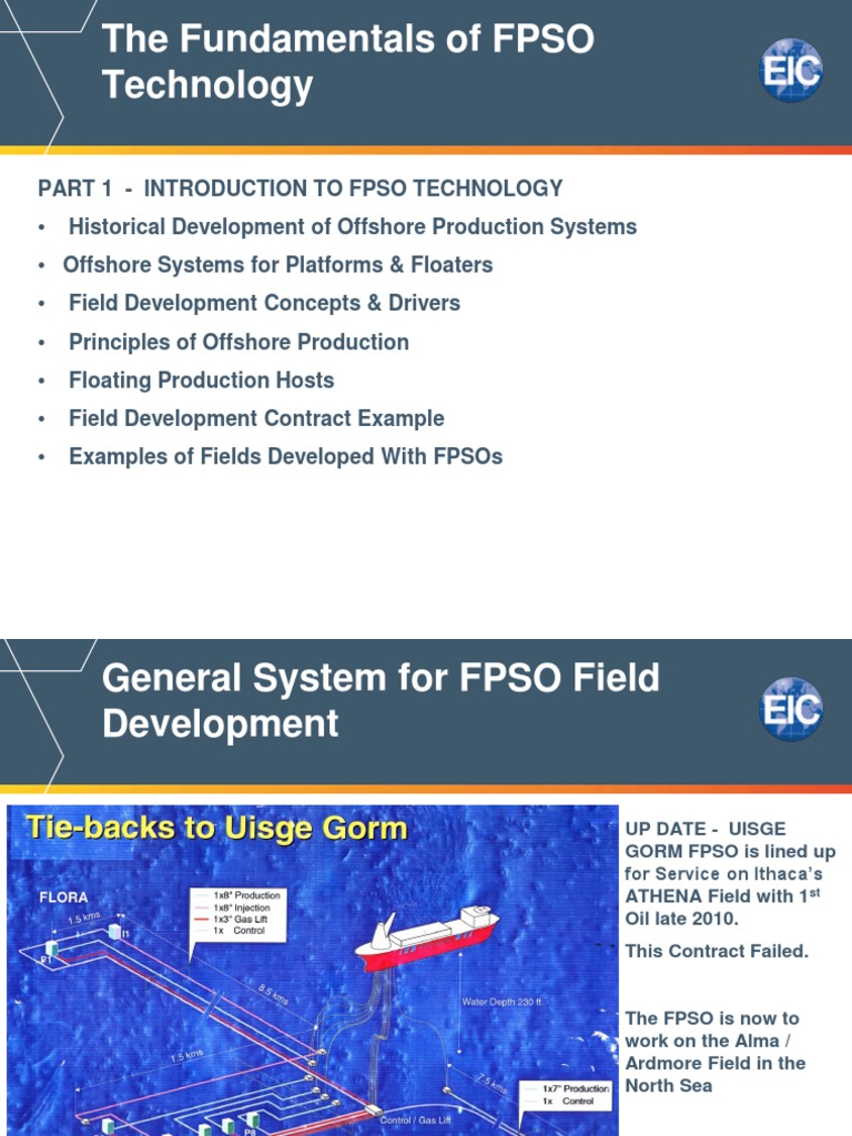 L1 - FPSO Introduction | PDF | Offshore Drilling | Subsea (Technology)