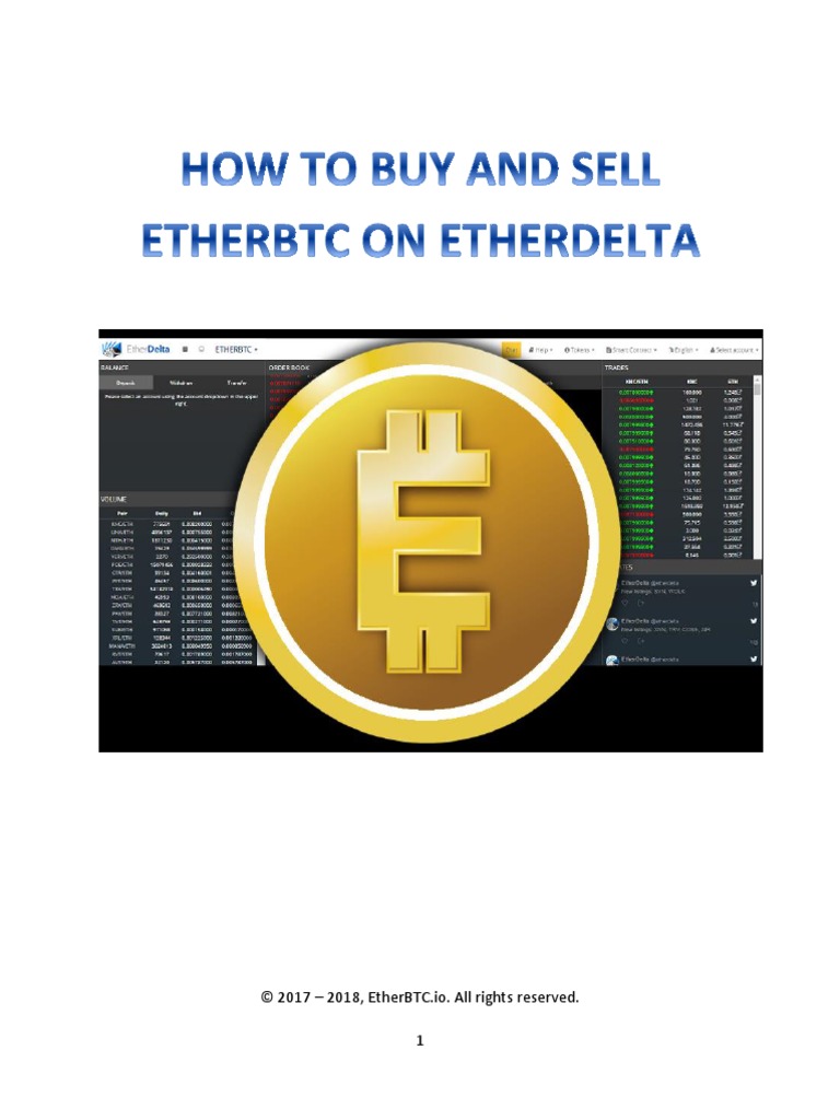 Etherdelta Ethb Guide | PDF | Prices | Sales