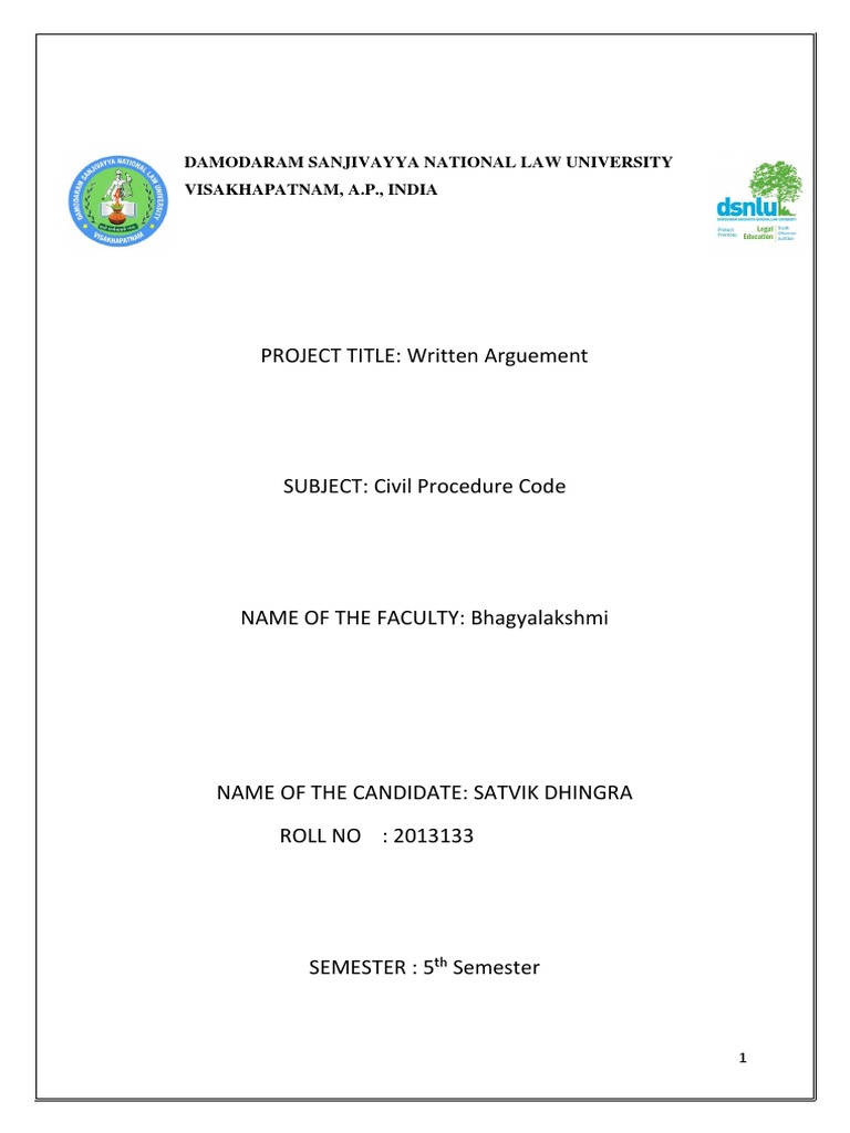 CPC Project Final Satvik 1 | PDF | Negotiable Instrument | Cheque