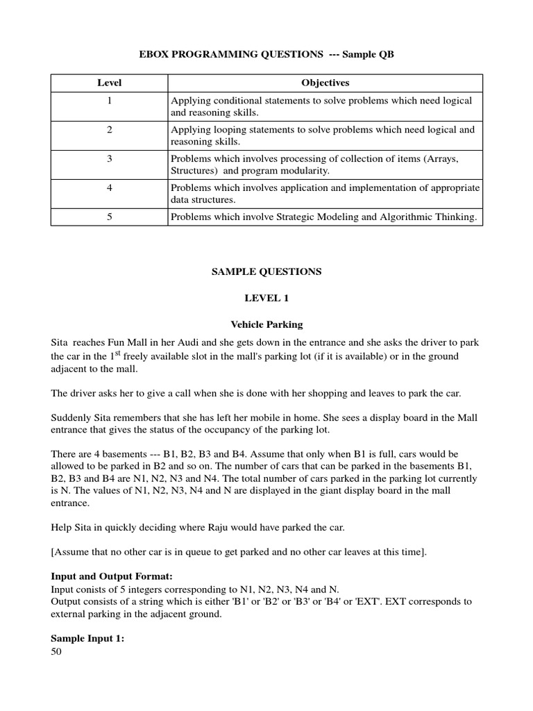 Zoho 1 | PDF | Array Data Structure | Data Type