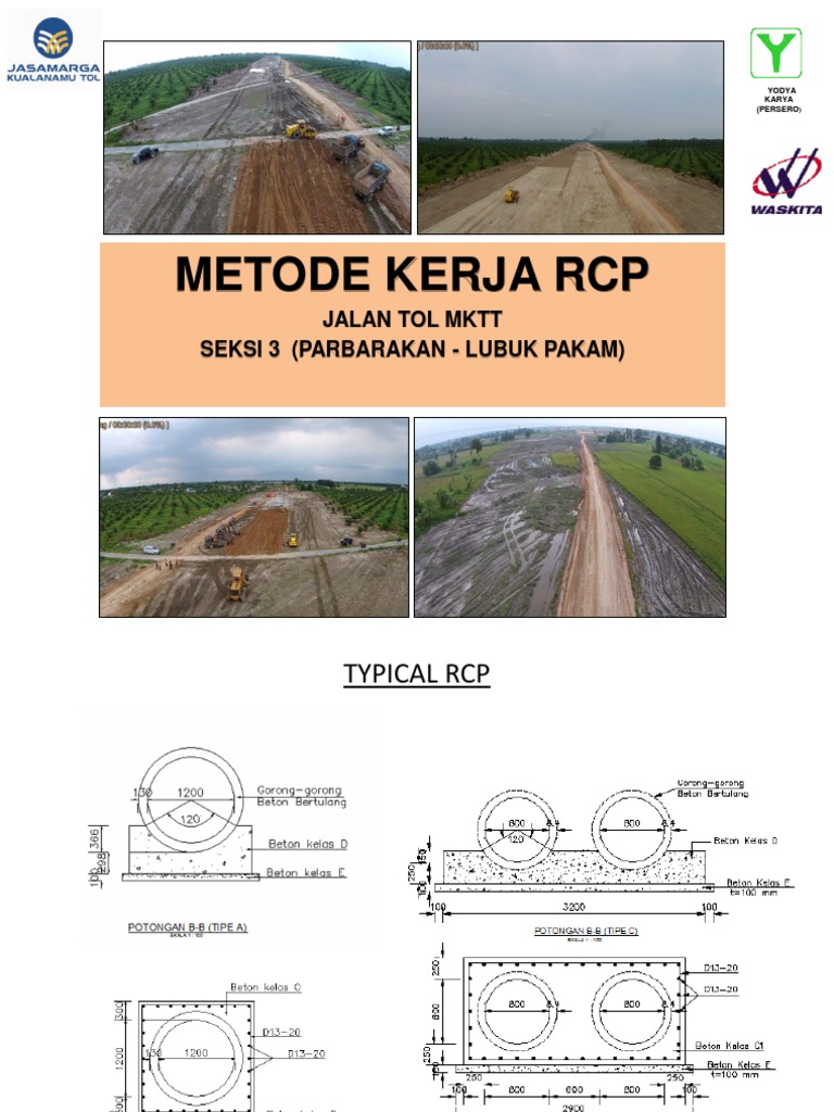 Metode Pemasangan RCP Gorong-Gorong | PDF