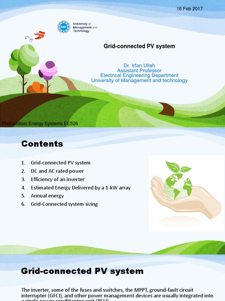 Lecture 6 | Download Free PDF | Photovoltaic System | Photovoltaics