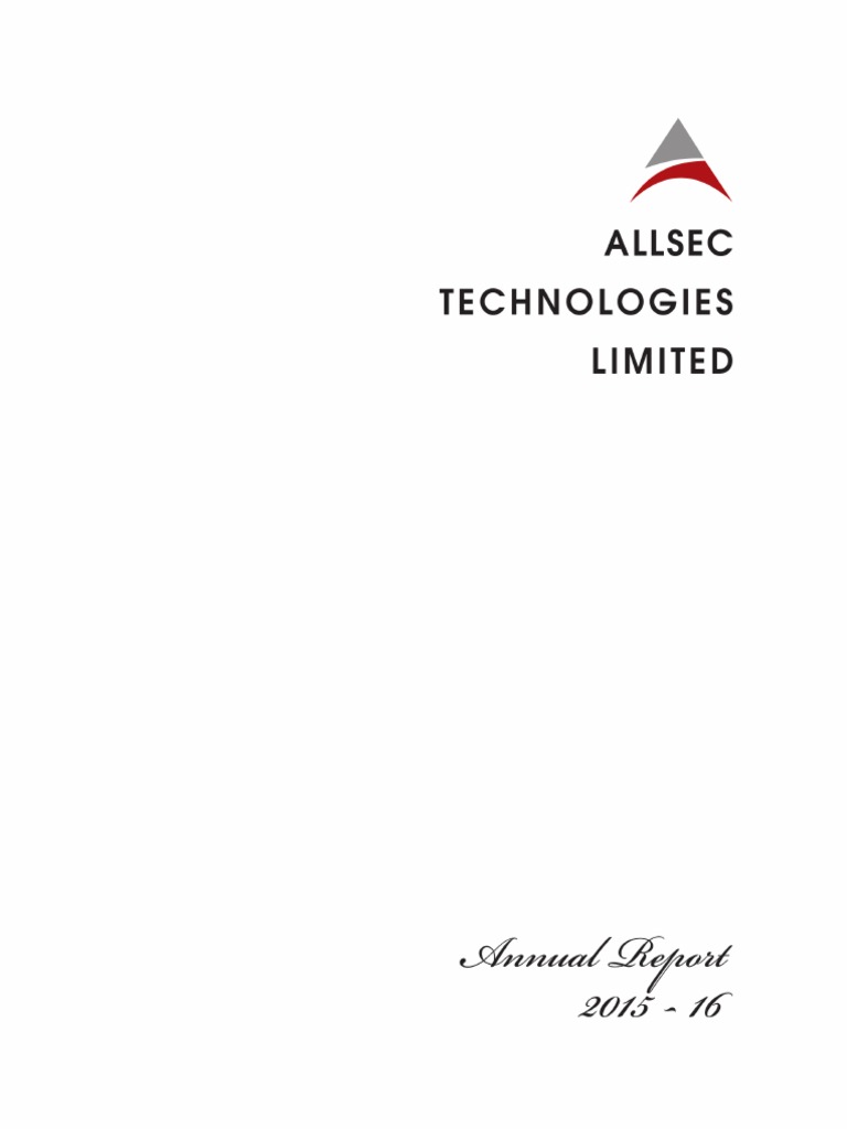 Allsec Tech | PDF | Electronic Voting | Board Of Directors