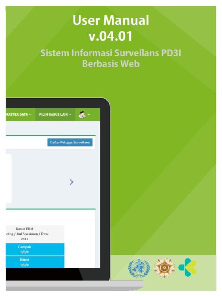 User Manual Sistem Informasi Surveilans PD3I Berbasis Web v.04.01 | PDF