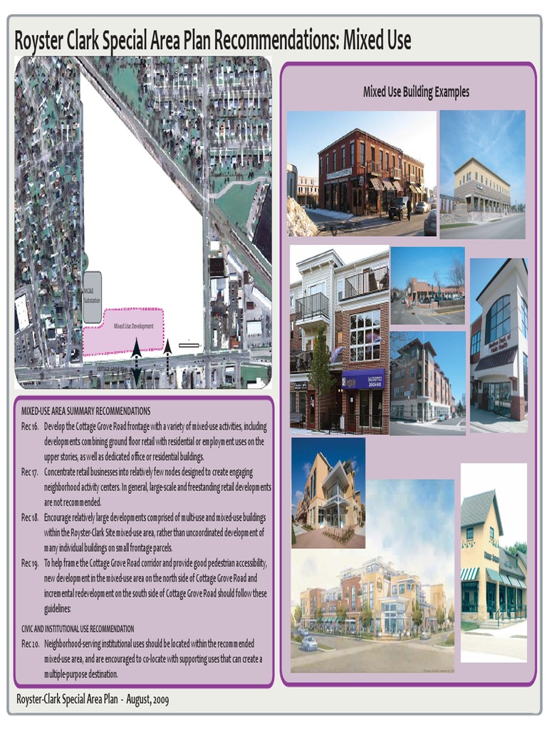 Royster Clark Special Area Plan: Recommendations: Mixed Use | Download ...