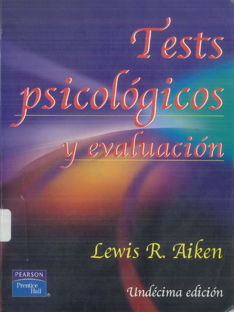 1 Los Test Psicologicos PDF | PDF