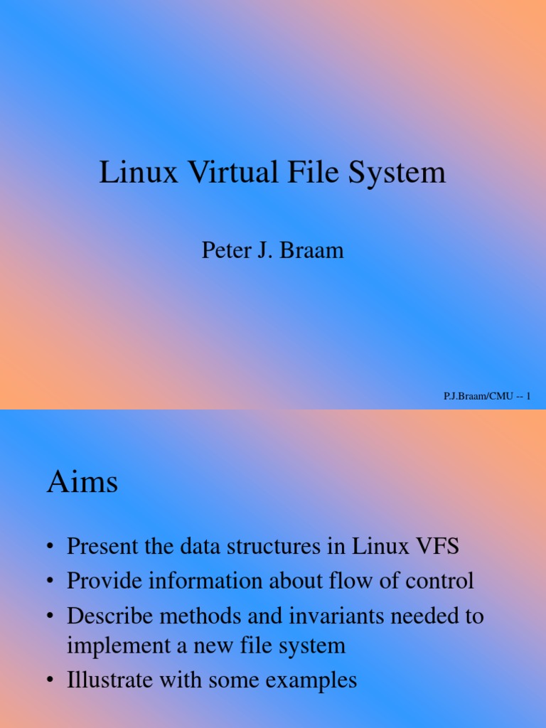 Vfs | PDF | File System | Computer Architecture