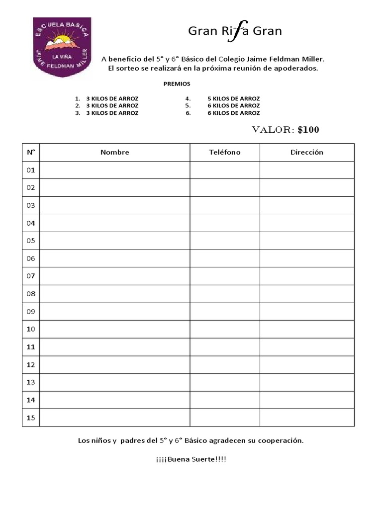 Gran Rifa Gran | PDF