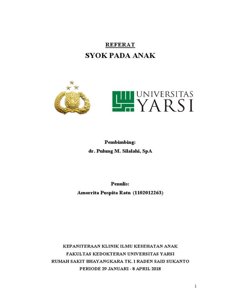 Referat Syok | PDF