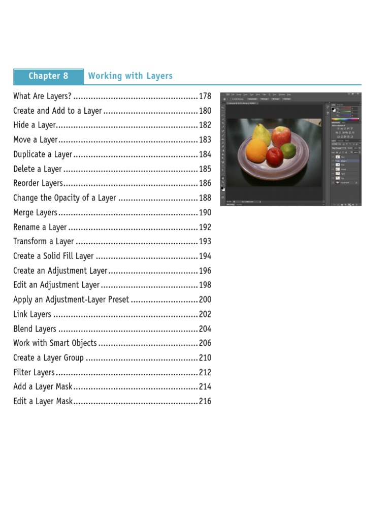 TOC Photoshop CS6 | PDF | Adobe Photoshop | Computer Graphics