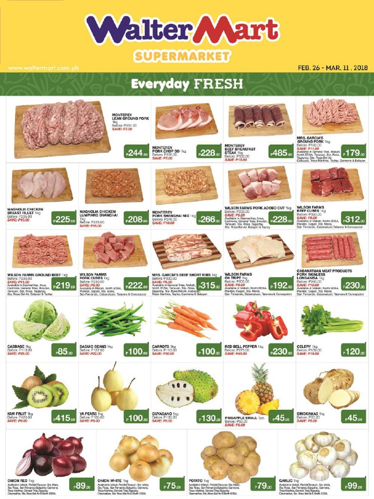 Walter Mart Supermarket Mailer | PDF